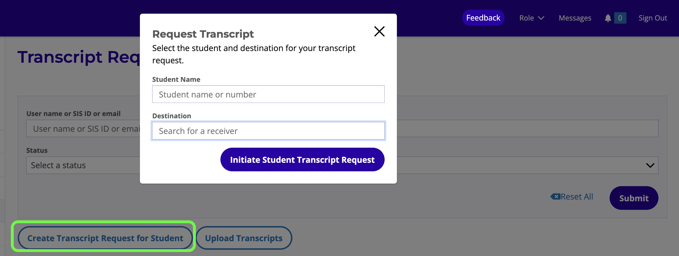 Staff: Fulfilling Student Transcript Requests – MajorClarity